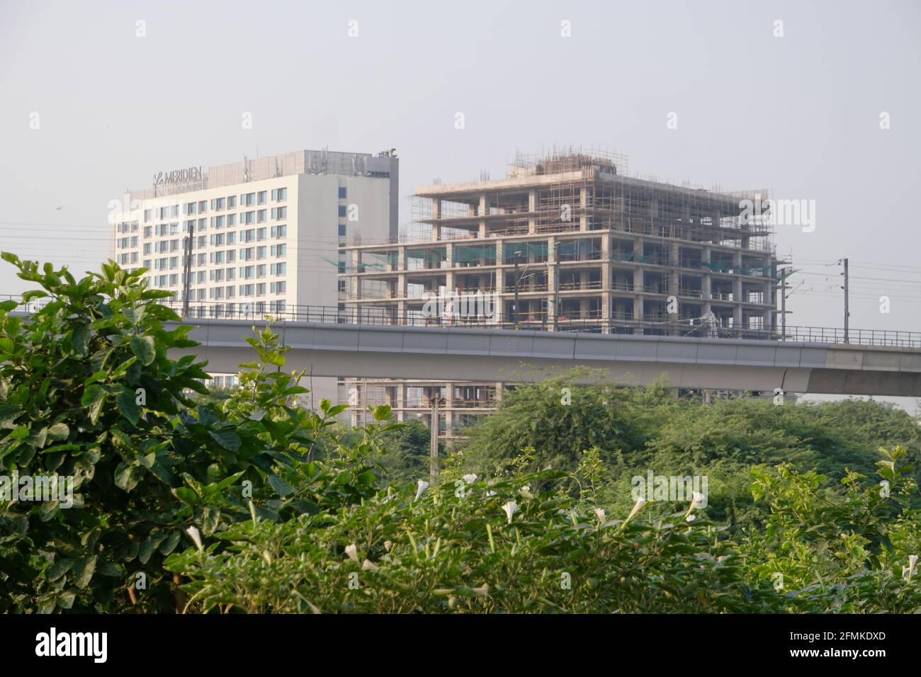 Aerial shot of Gurgaon city, India Stock Photo - Alamy