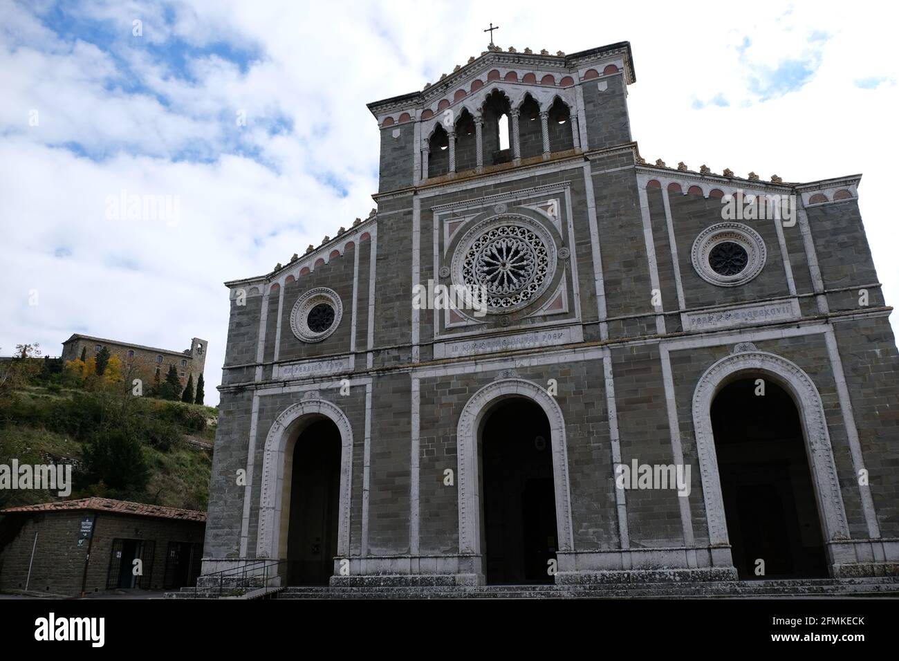 Santa Maria Church Cortona Italy Stock Photo - Alamy
