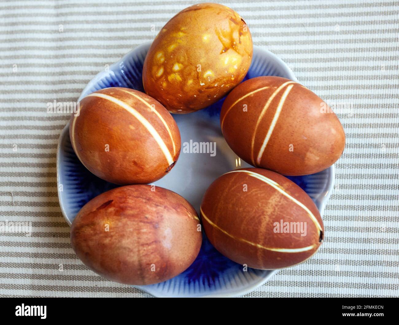 Set of poorly colored eggs Stock Photo - Alamy