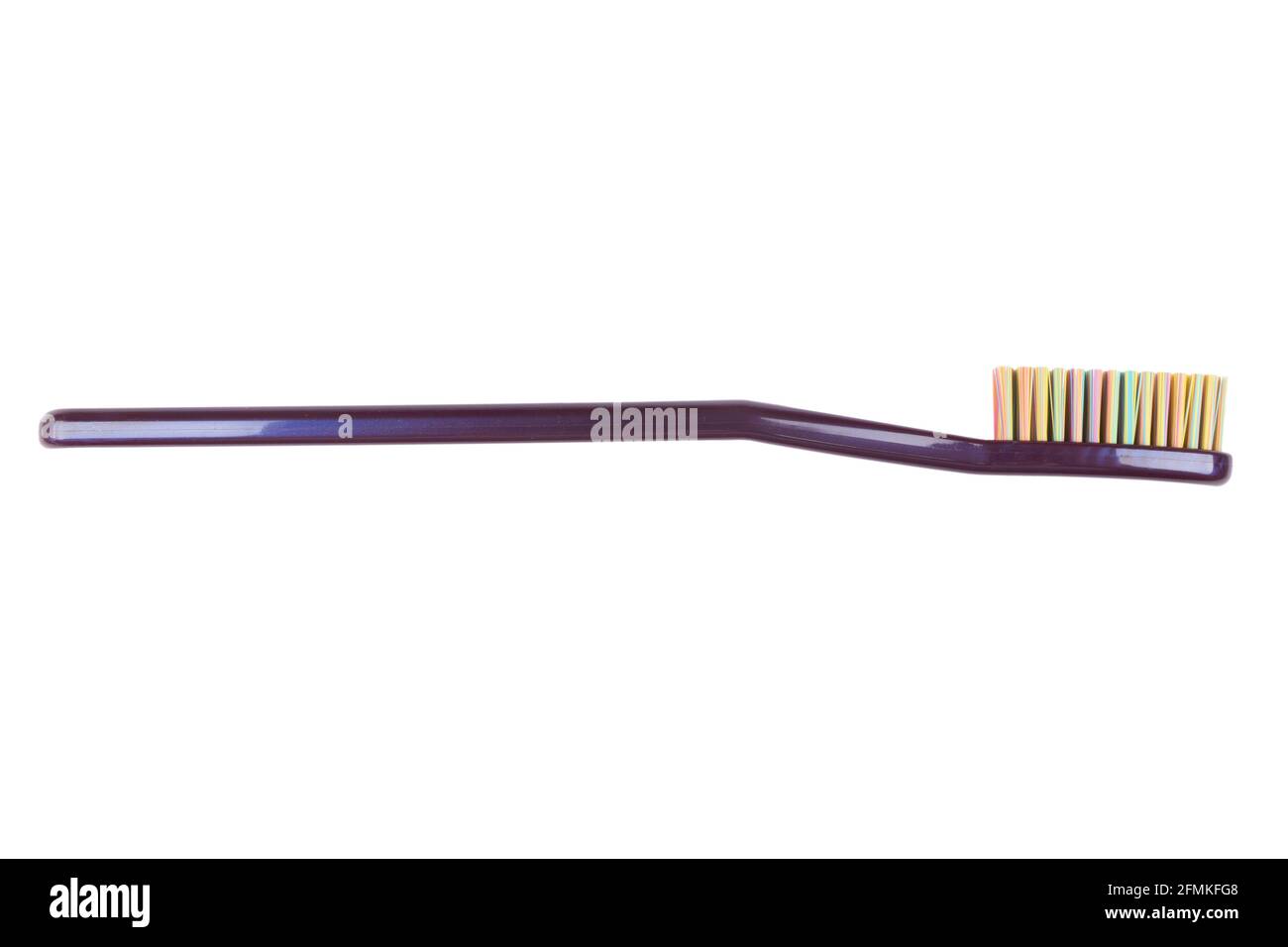 Macro shot dental tooth brush Isolated on white background ...