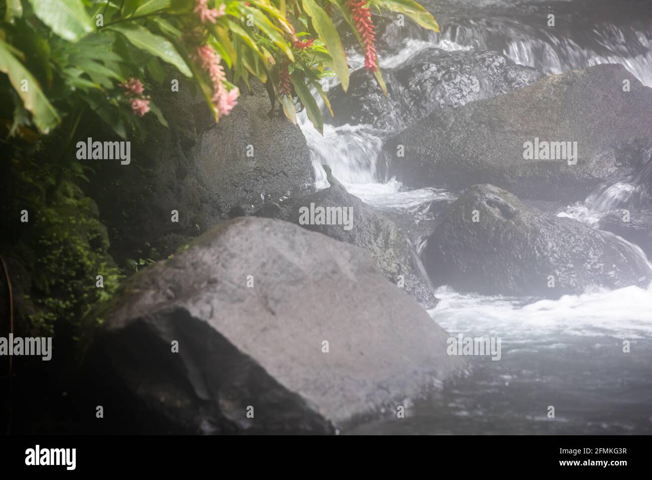 Thermal-water pools and non-pumped (free-flowing) hot spring rivers at ...