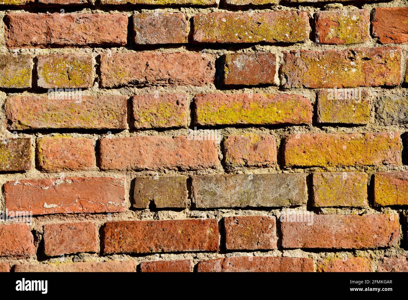 Brick background in monochrome from an old Edwardian building Stock ...