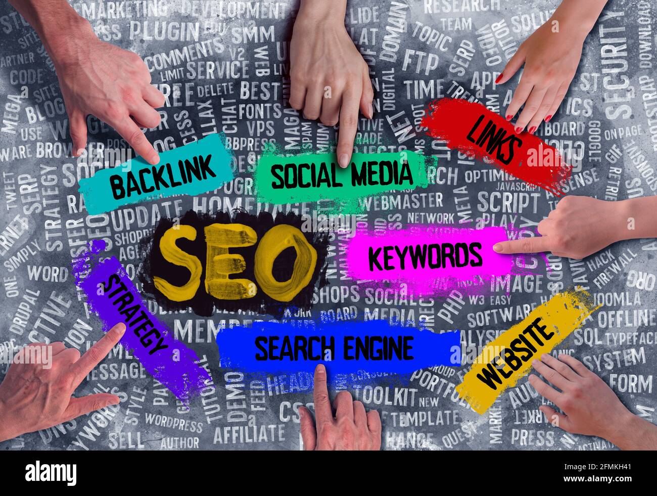 SEO, Search Engine Optimization Stock Photo - Alamy