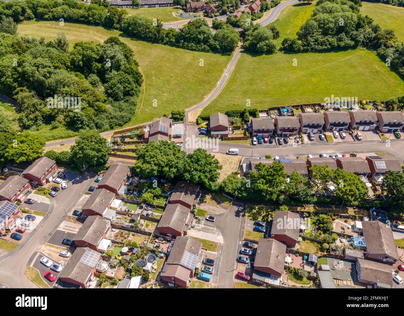 Redditch aerial hi-res stock photography and images - Alamy