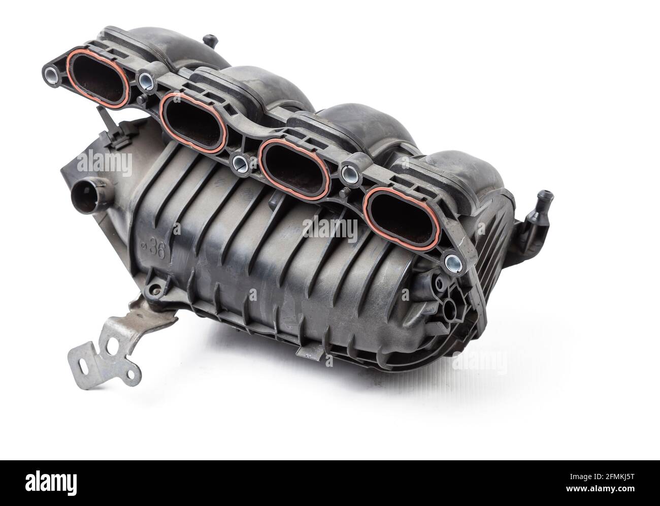 Intake manifold plastic housing with a system for adjusting the air ...