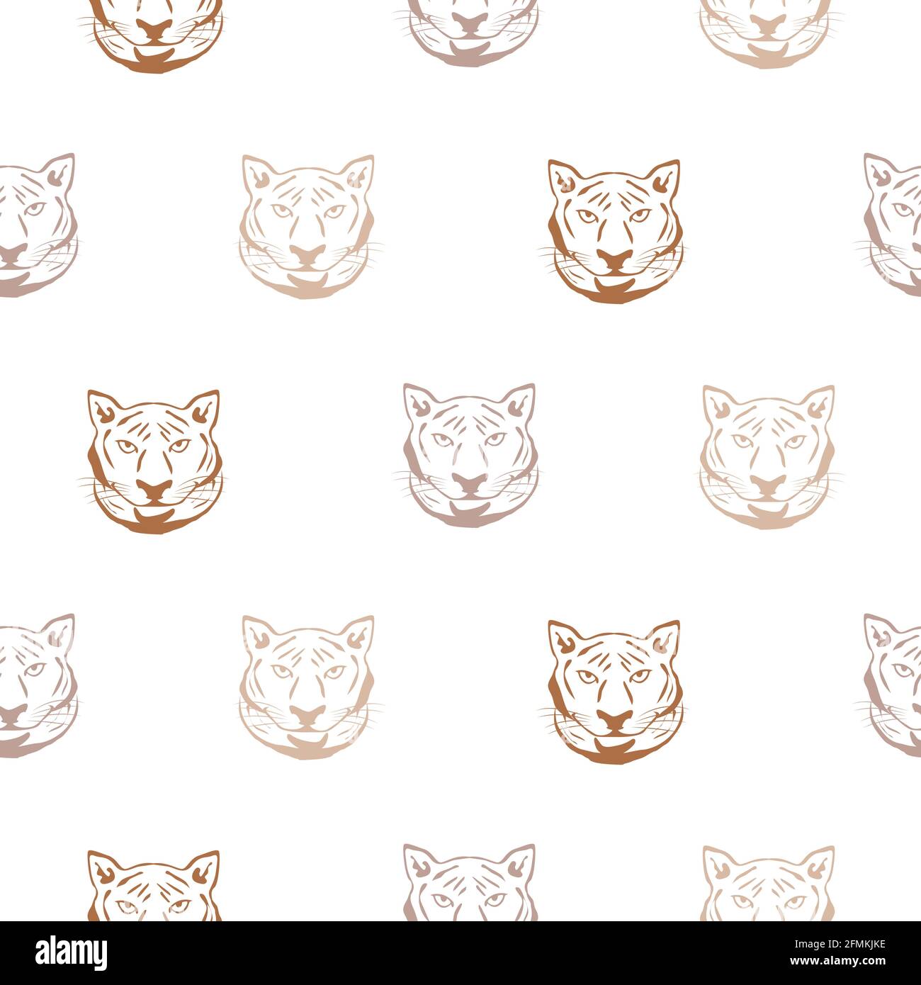 Tiger Face Pattern