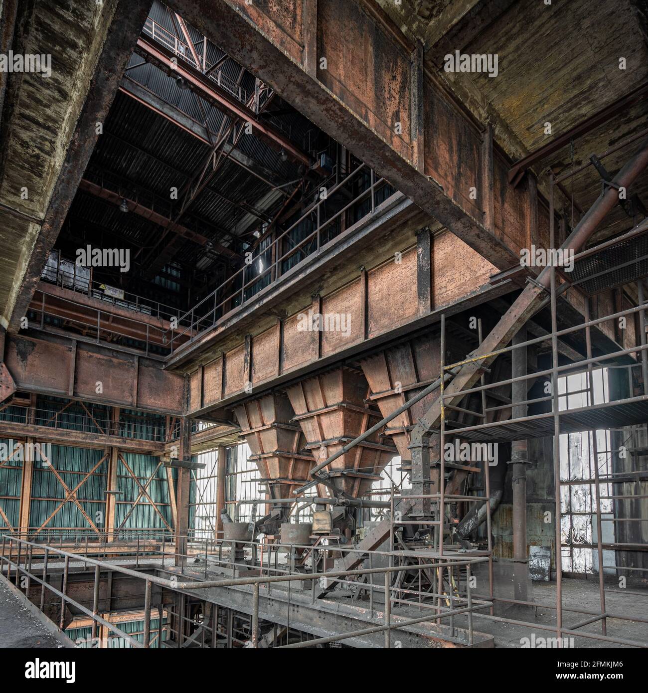 Urbex, Abandoned old Factory somewhere in Belgium Stock Photo - Alamy