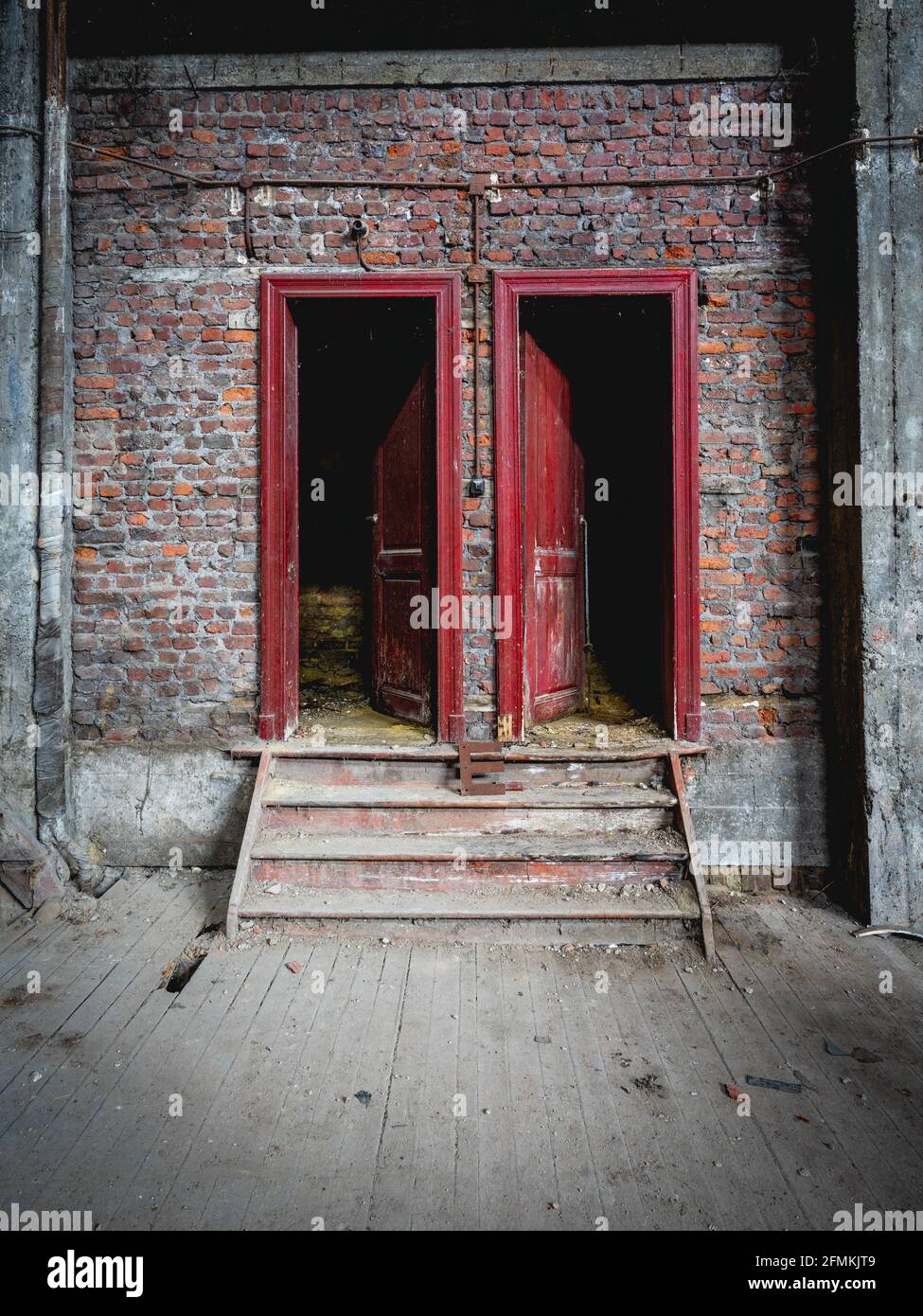 Urbex, Old abandoned old theater somewhere in Belgium Stock Photo - Alamy