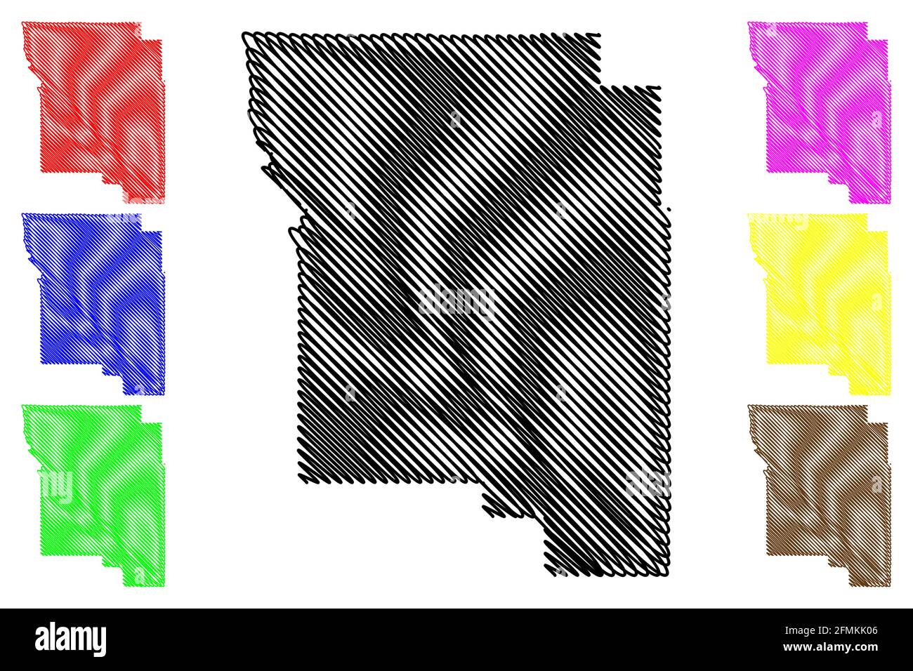 Fossil oregon map hi-res stock photography and images - Alamy