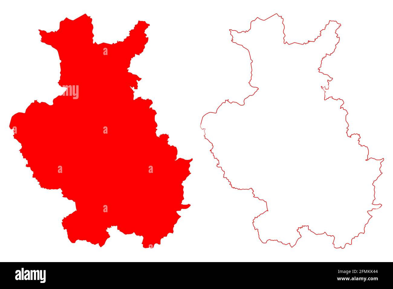 Detmold region (Federal Republic of Germany, State of North Rhine ...