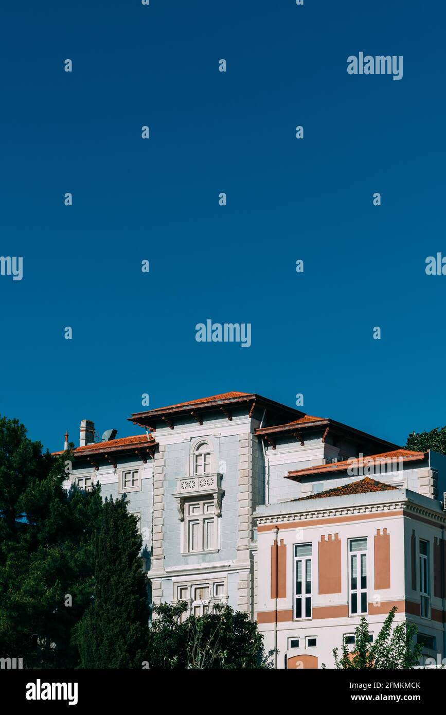 Vertical shot of buildings in Lisbon, Portugal Stock Photo - Alamy