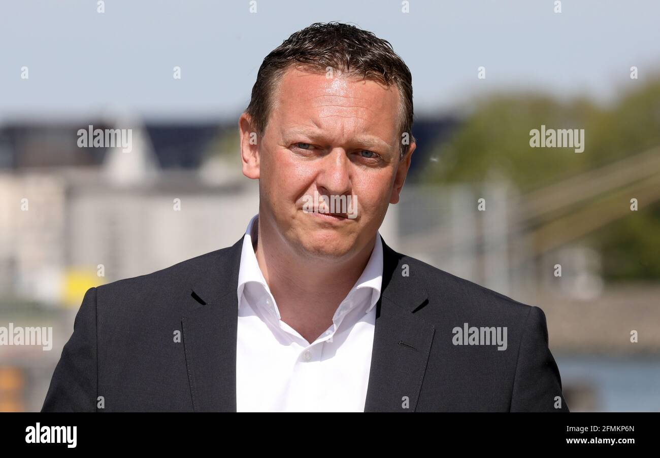 Rostock, Germany. 10th May, 2021. Felix Eichhorn, President of AIDA ...
