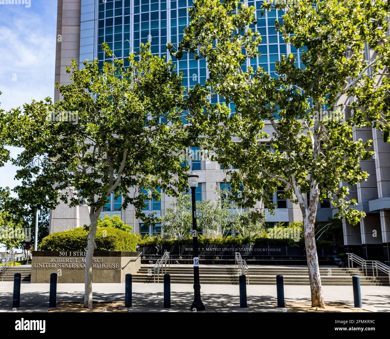 The Robert T. Matsui United States Courthouse in Sacramento California ...