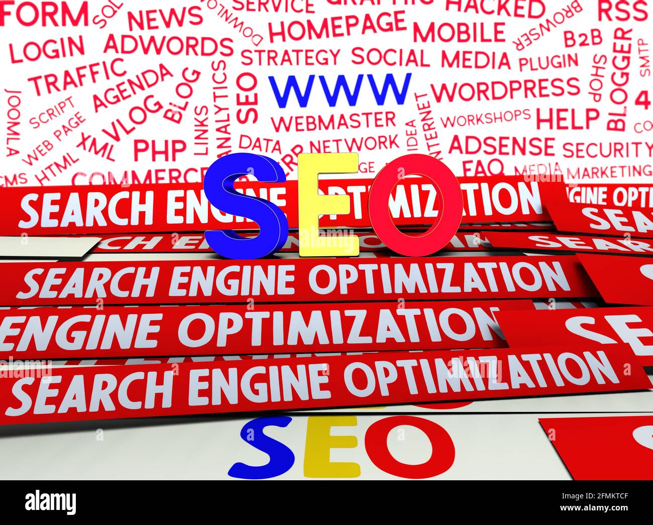 SEO, Search Engine Optimization Stock Photo - Alamy