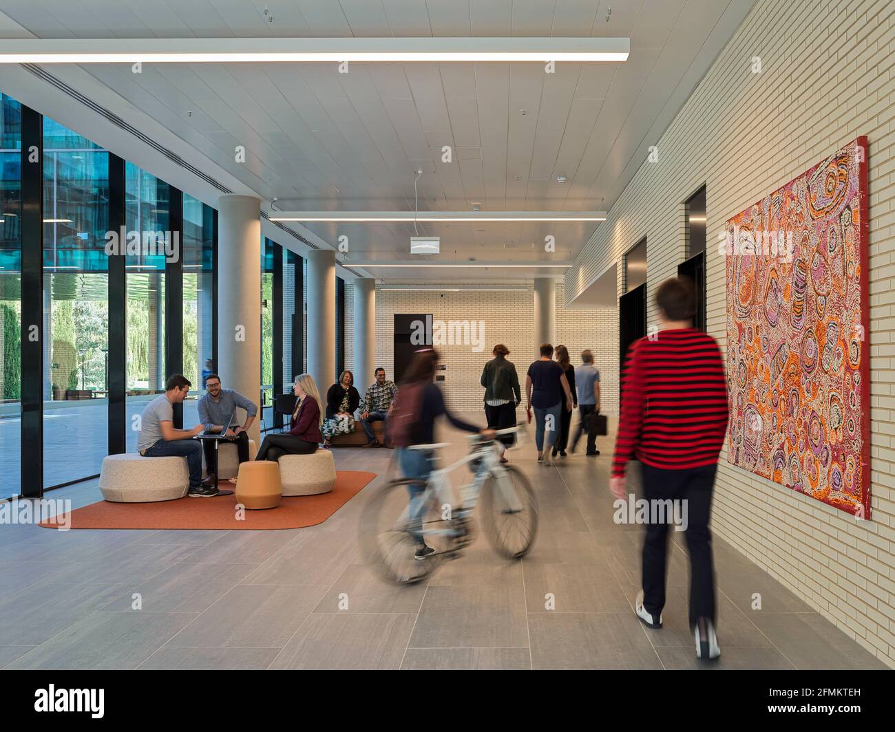 Ground floor lift lobby and common area. ANU Research School of Social ...