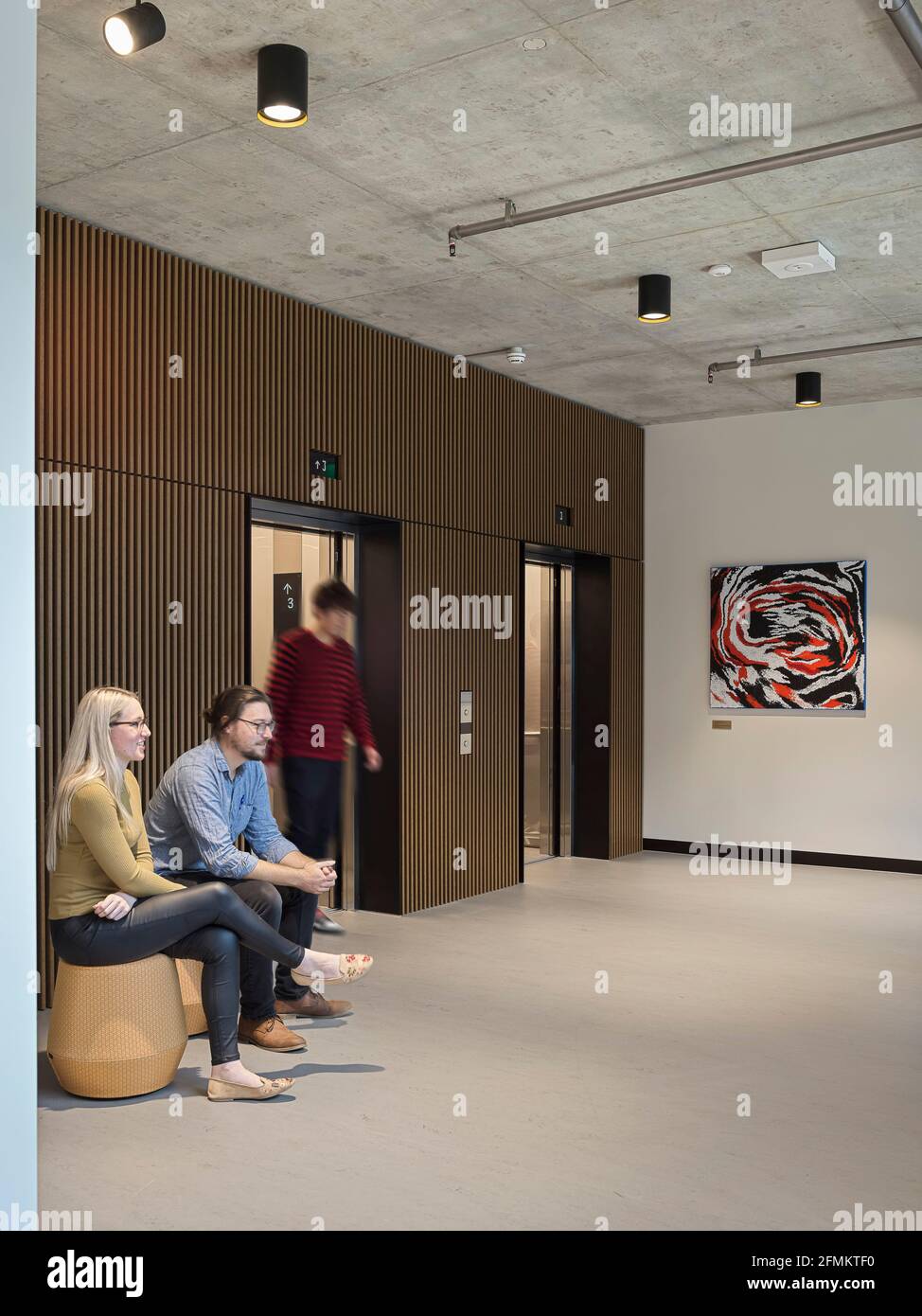 Upper level lift lobby. ANU Research School of Social Sciences ...