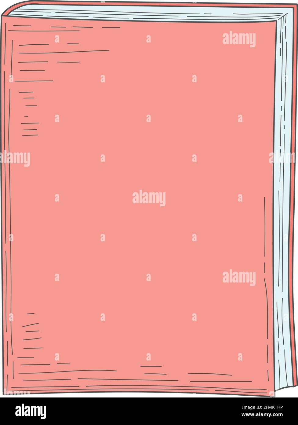 Old historical book in hardbacks with bookmarks isolated on white background. Pile of ancient ...