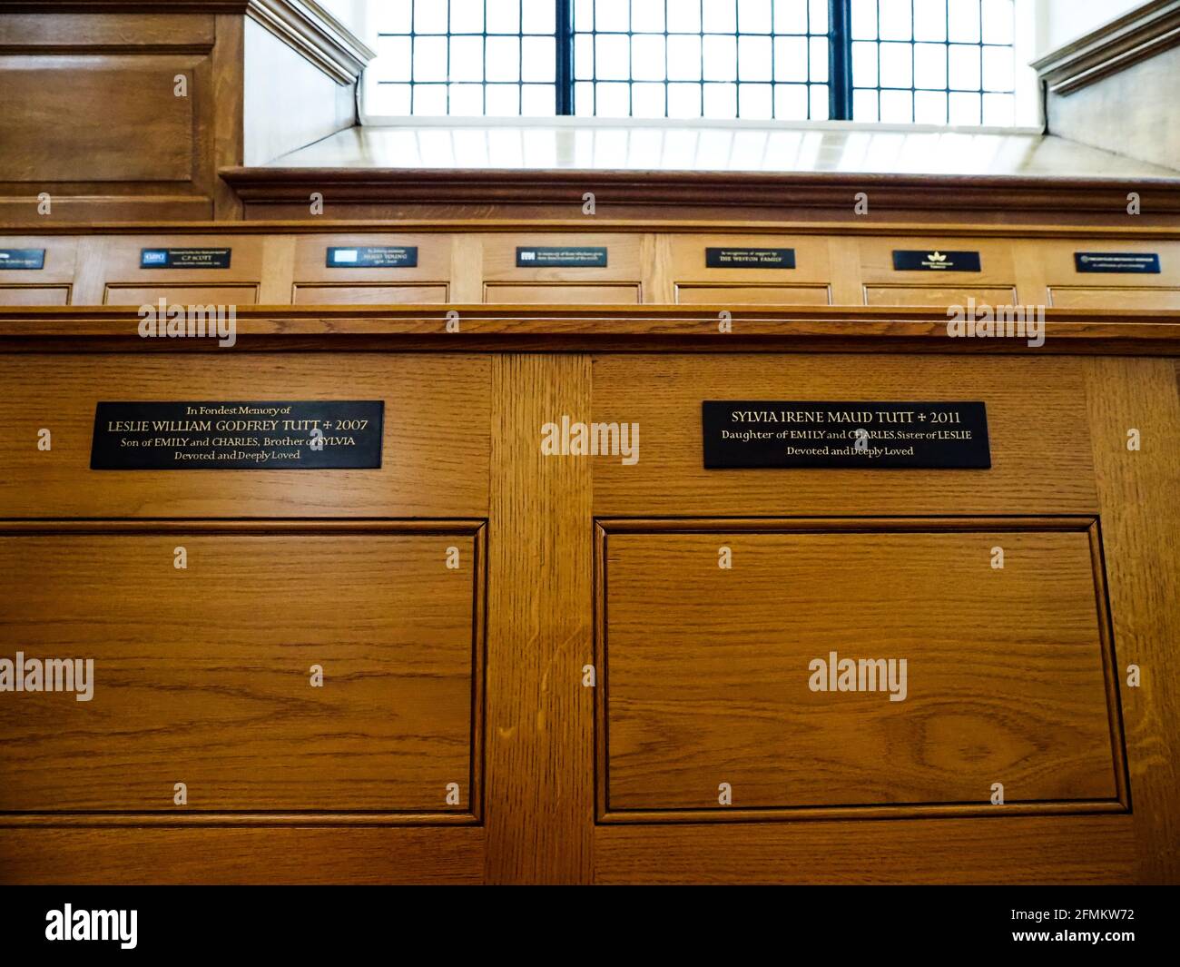 The interior of st brides church hi-res stock photography and images ...