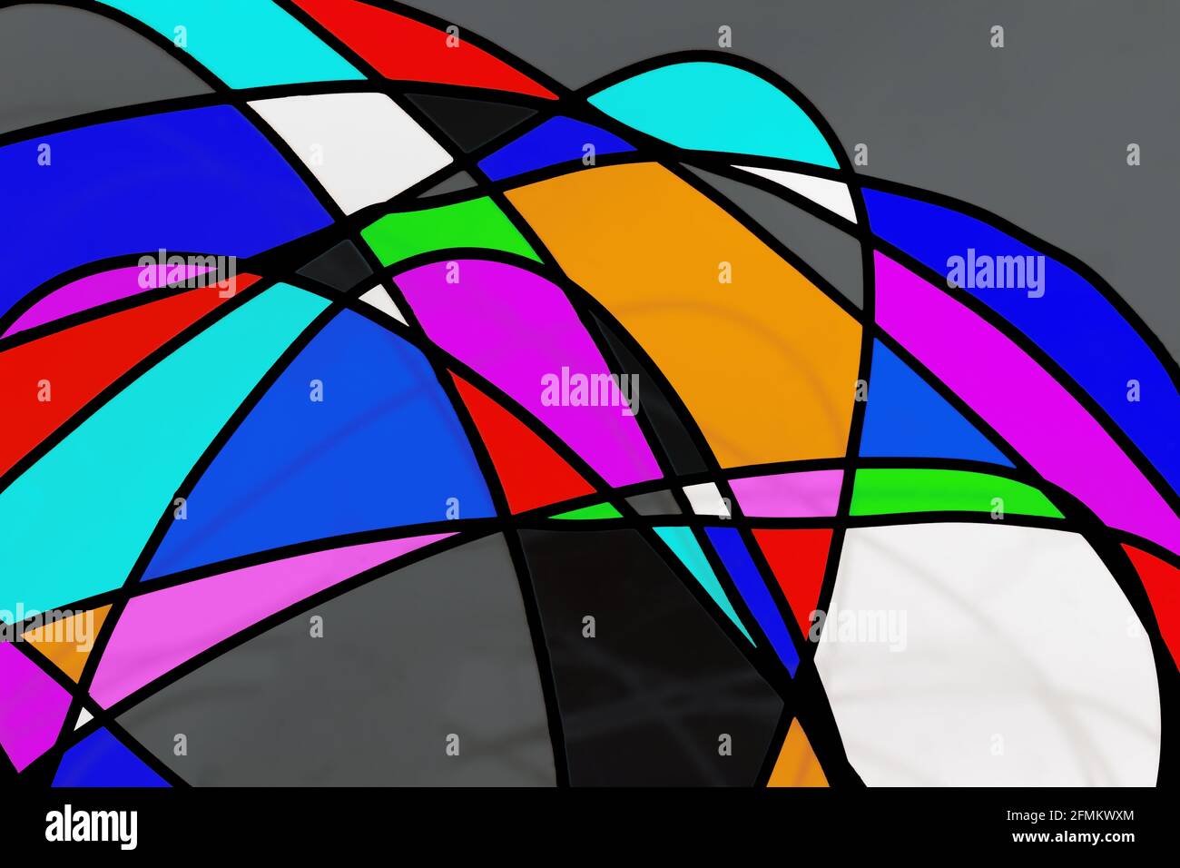 colors and abstraction of colors and shapes; basic, primary and ...