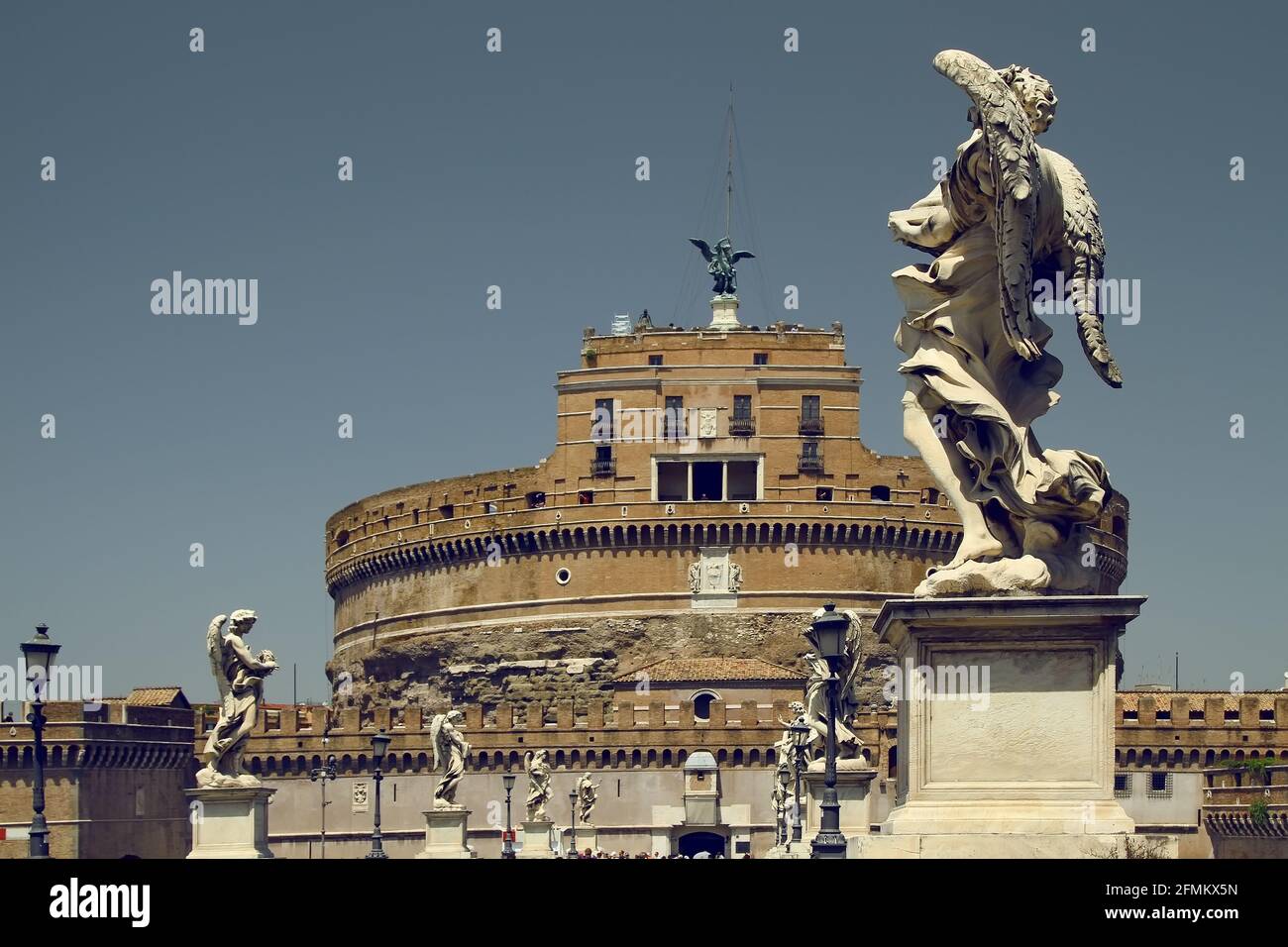 Angels castle rome sunset hi-res stock photography and images - Alamy