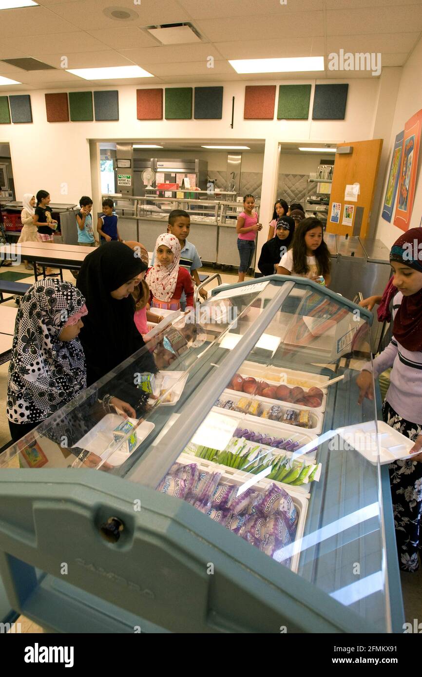 Middle School Lunch Line