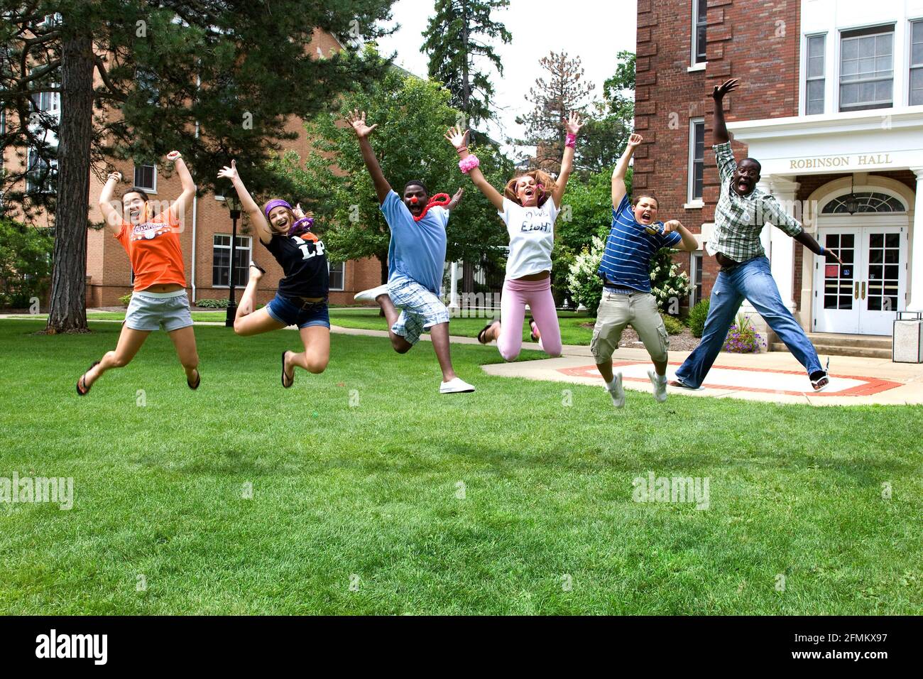 Jumping for joy school hi-res stock photography and images - Alamy