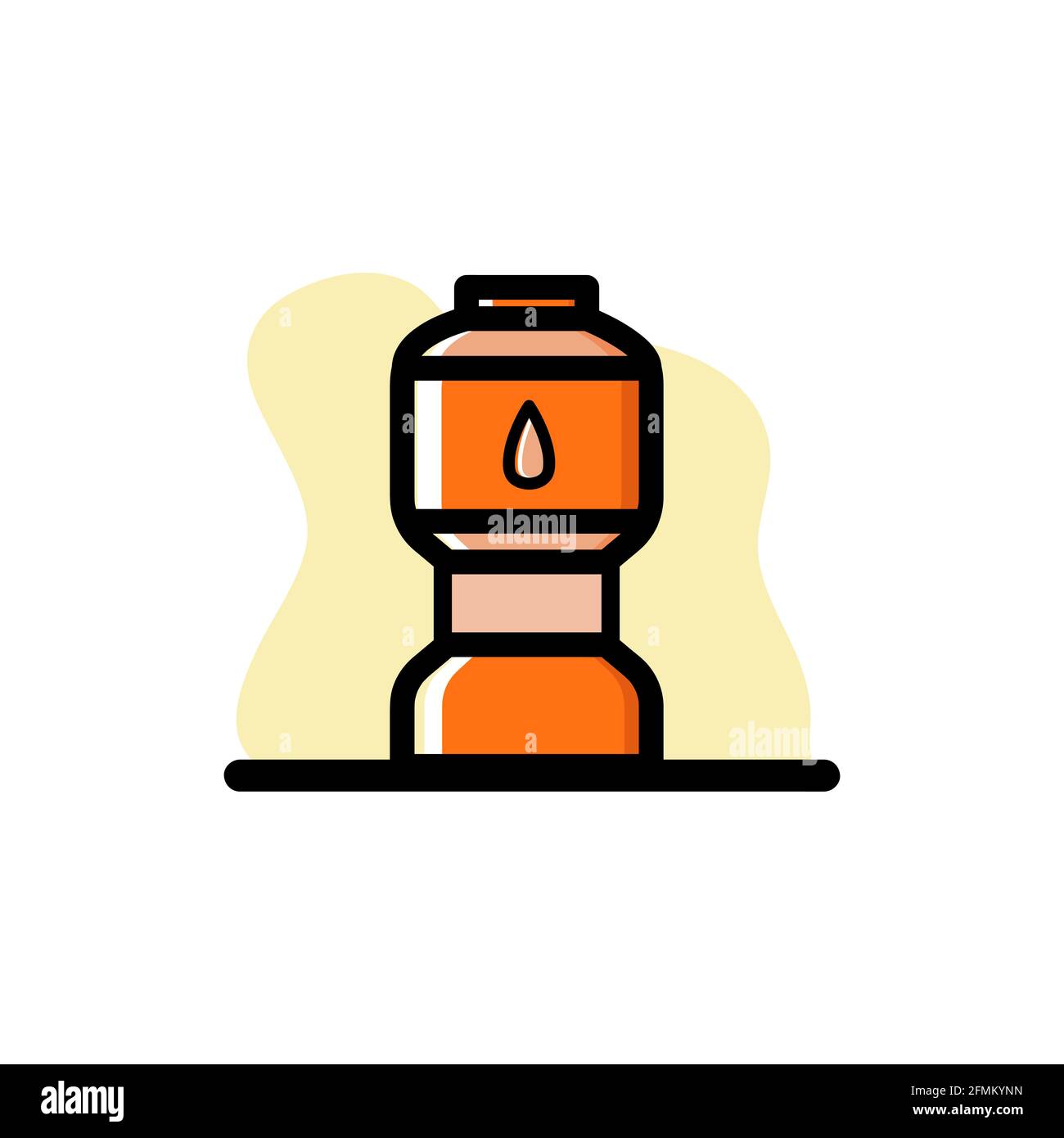 Oil Bottle Vector Conceptual Icon Design Illustration eps10 Stock ...