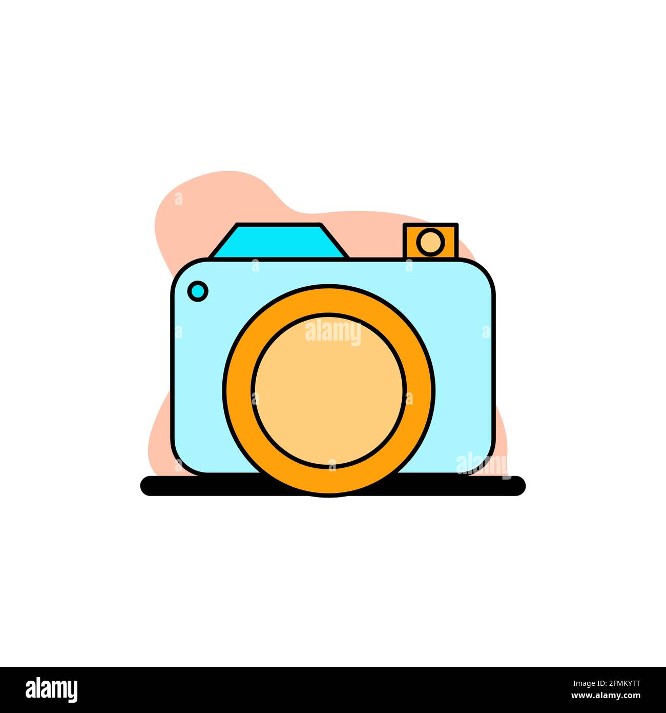 Conceptual Digital Camera Vector Icon Illustration Design eps10 Stock ...