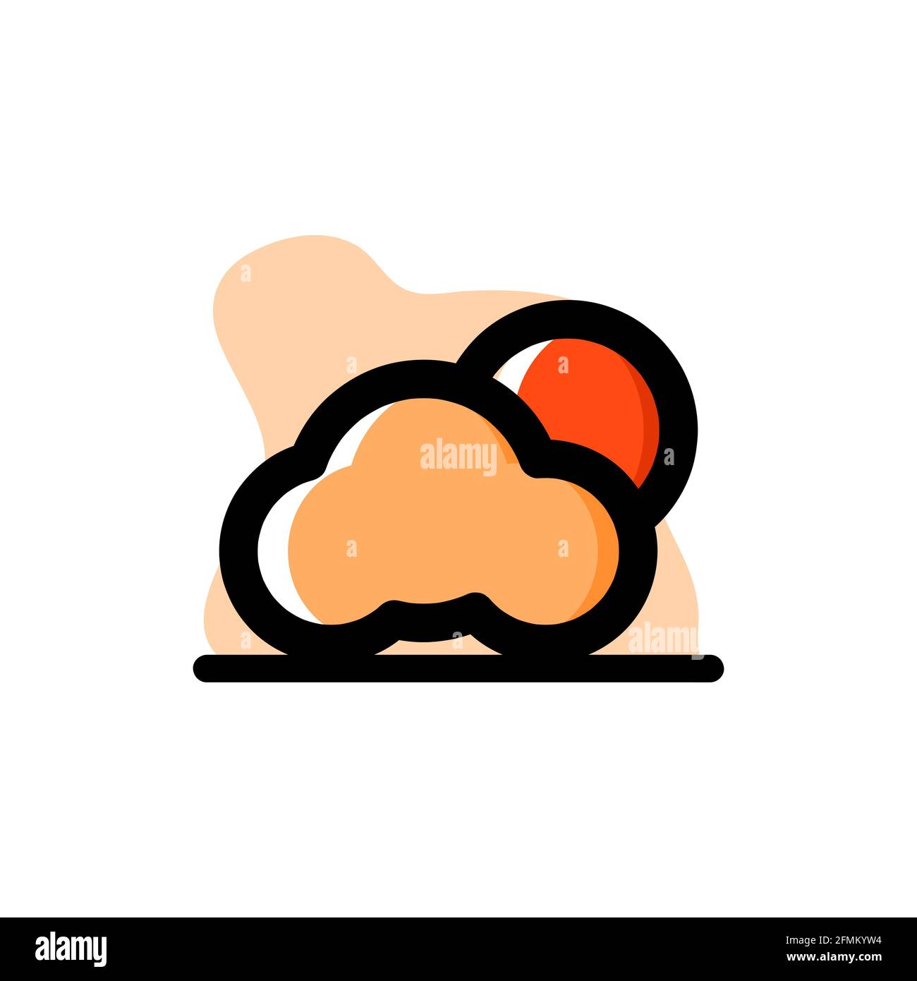 Bright summer afternoon background Stock Vector Images - Alamy