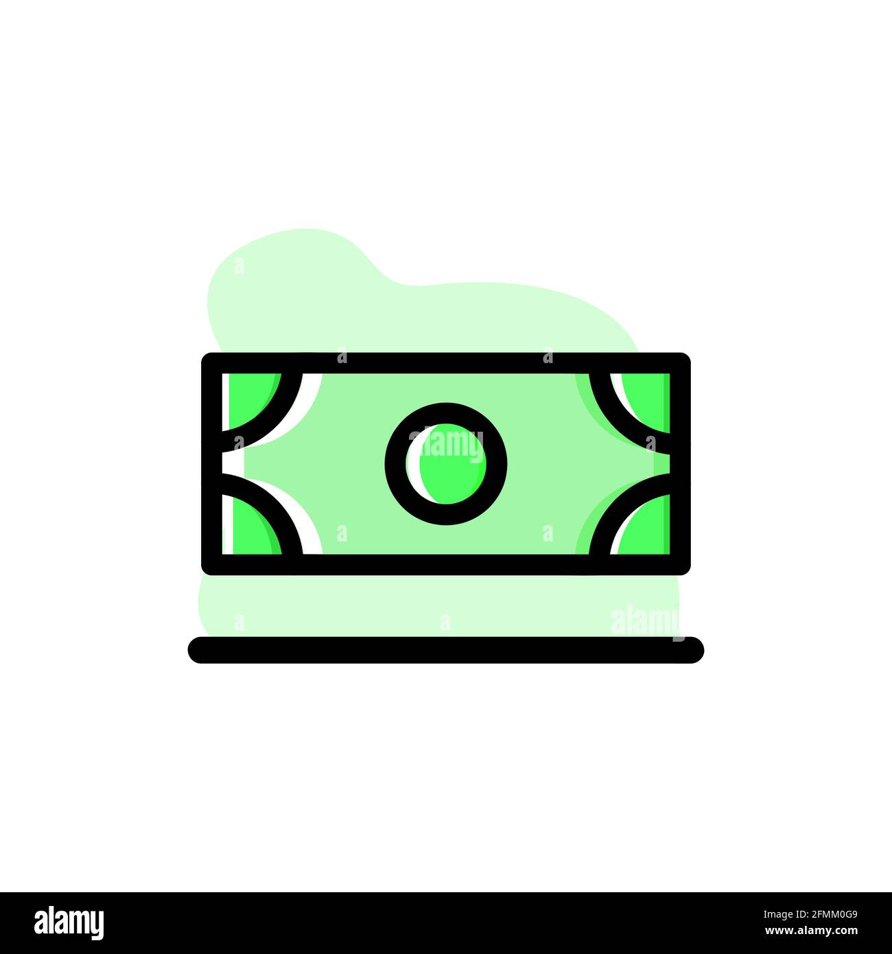 Paper Money Vector Illustration Design Icon eps10 Stock Vector Image ...