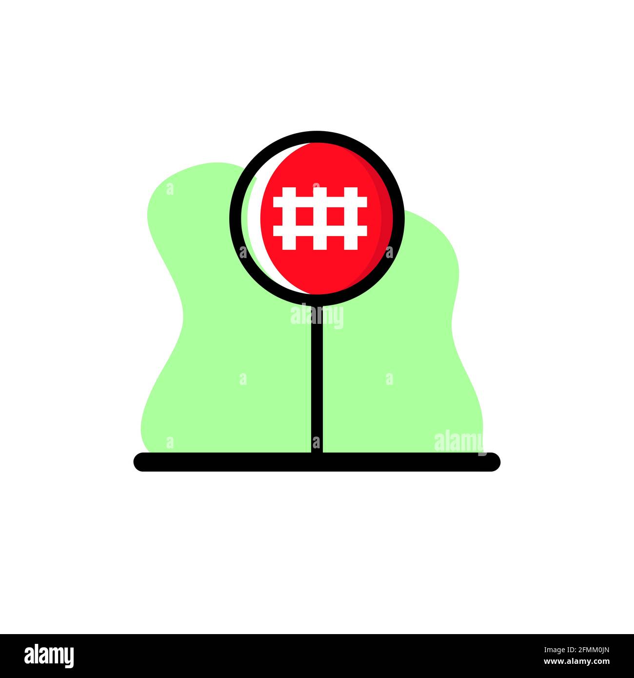 Train track warning sign Stock Vector Images - Alamy