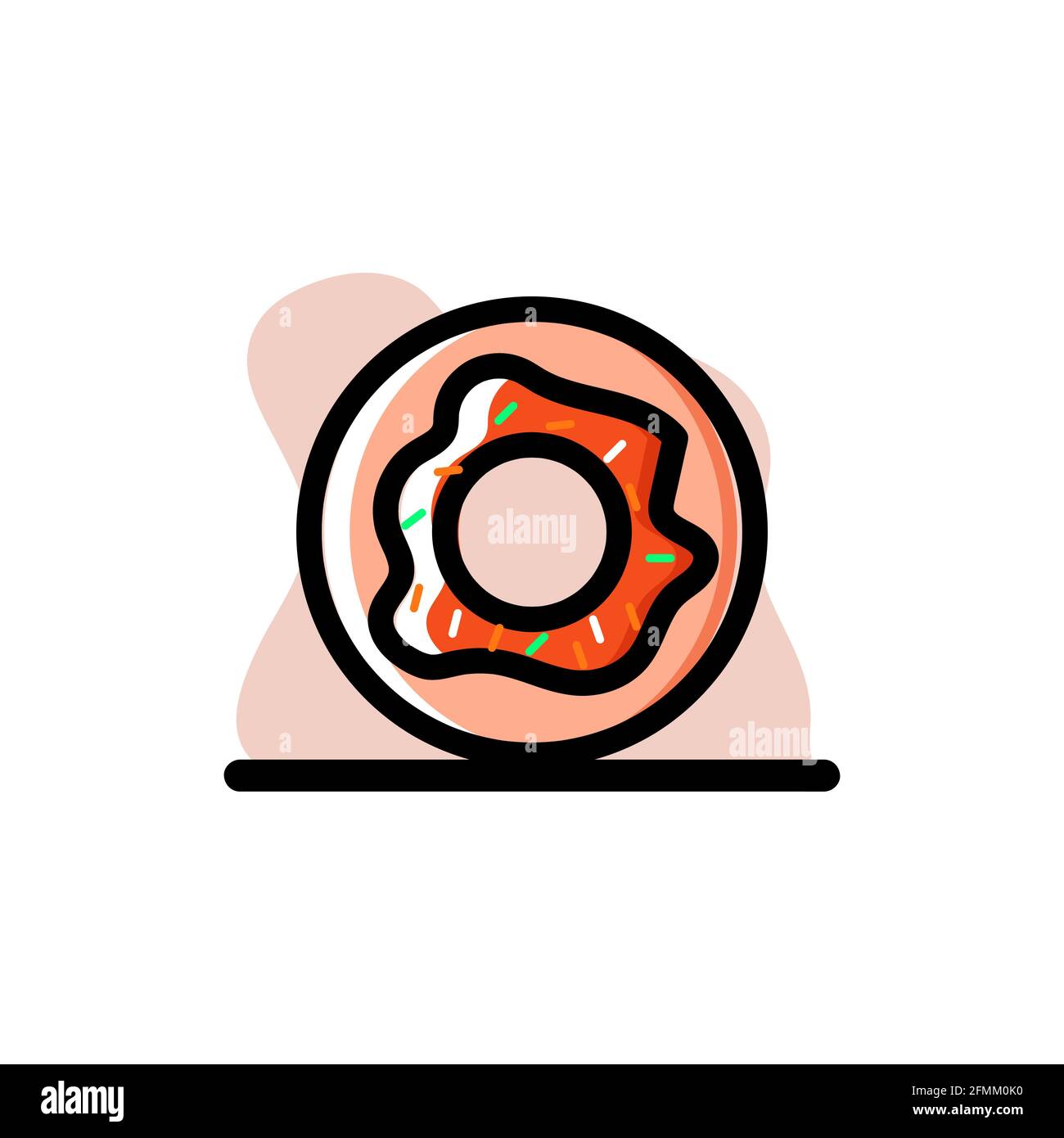 Donut Conceptual Icon Vector Illustration Design Illustration eps10 ...