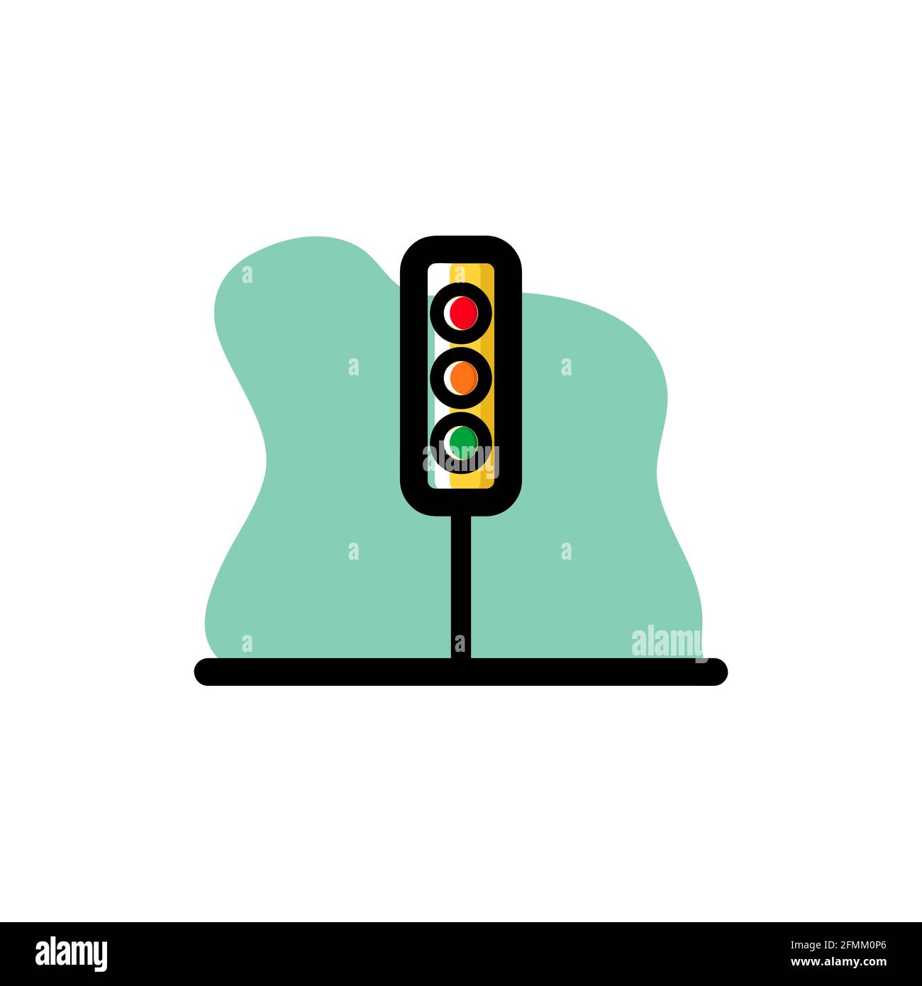 Street Traffic Light Symbol Icon Conceptual Vector Design eps10 Stock ...