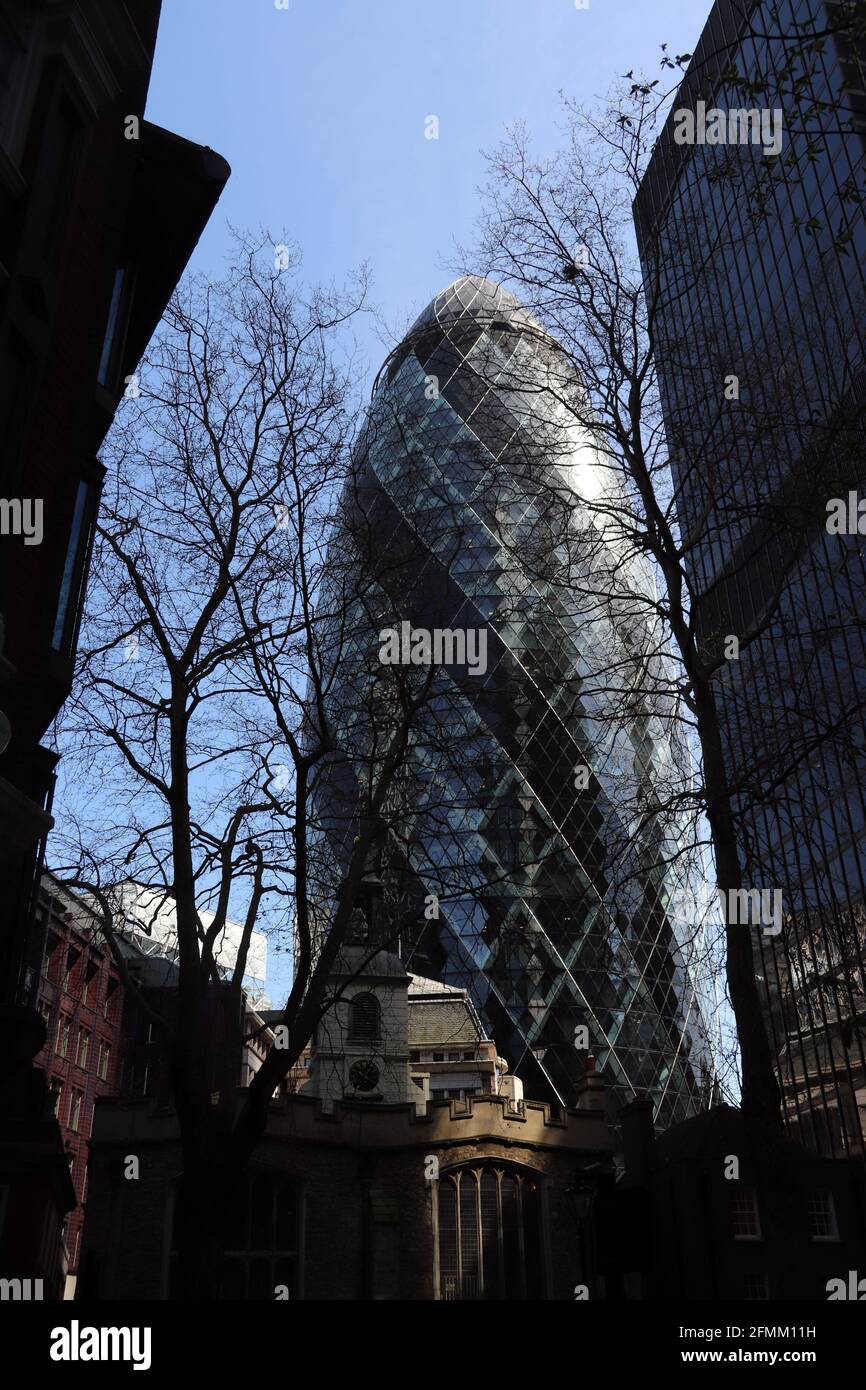 The Gerkin City of London Stock Photo - Alamy
