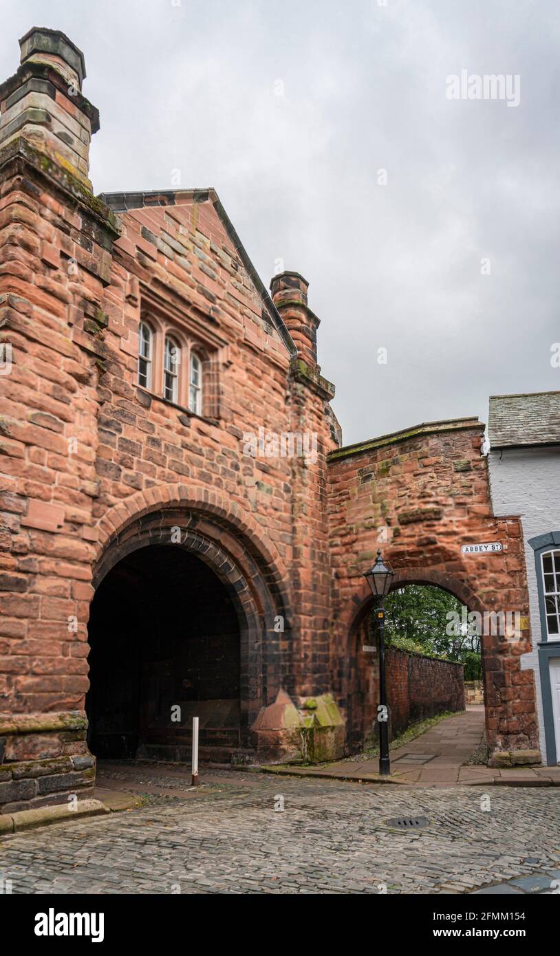 Ancient architecture in the city of Carlisle, Cumbria, UK Stock Photo ...