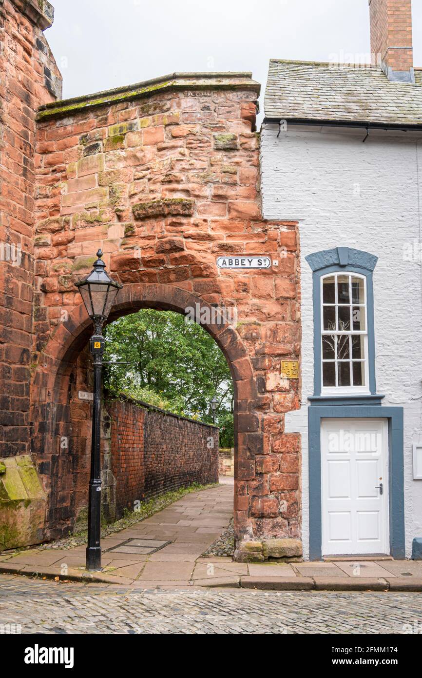 Ancient architecture in the city of Carlisle, Cumbria, UK Stock Photo ...