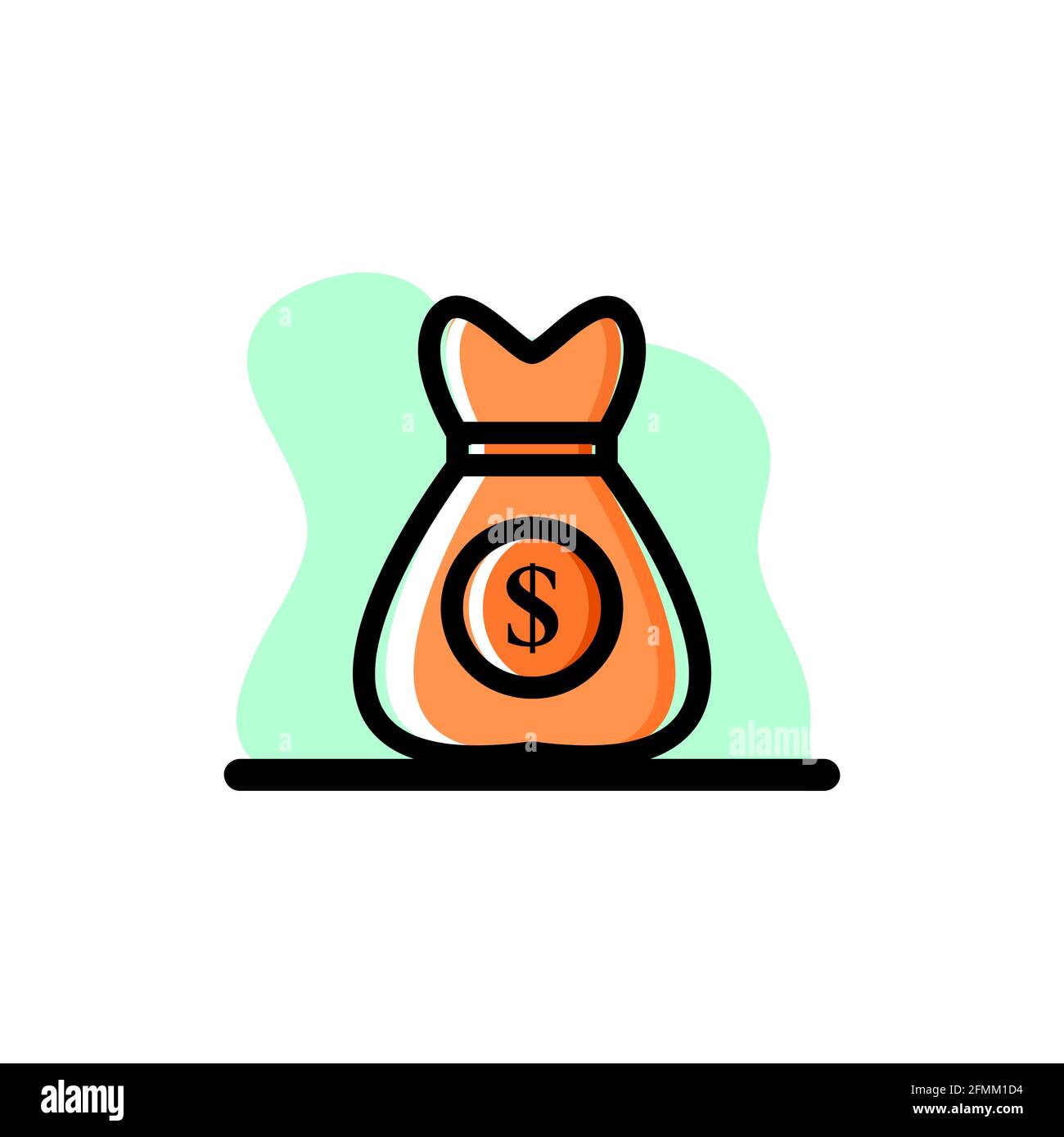 Dollar Bag Stock Vector Images - Alamy