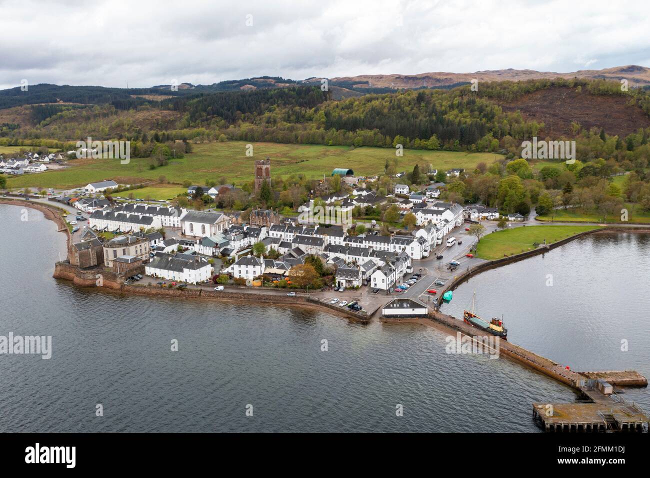 Inveraray aerial view hi-res stock photography and images - Alamy
