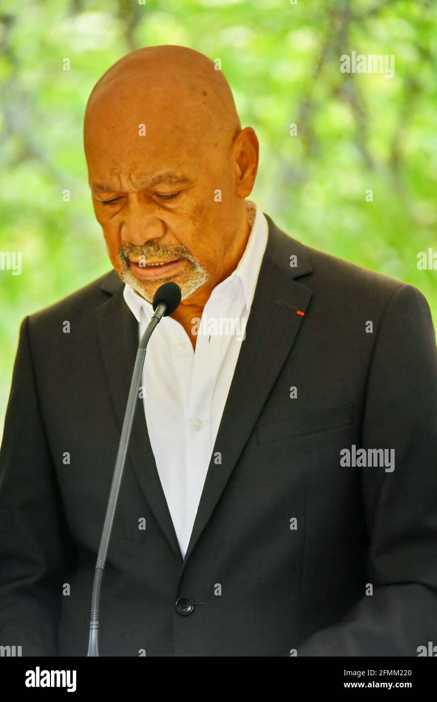 Paris, France, on May 10, 2021. Greg Germain during the inauguration of ...