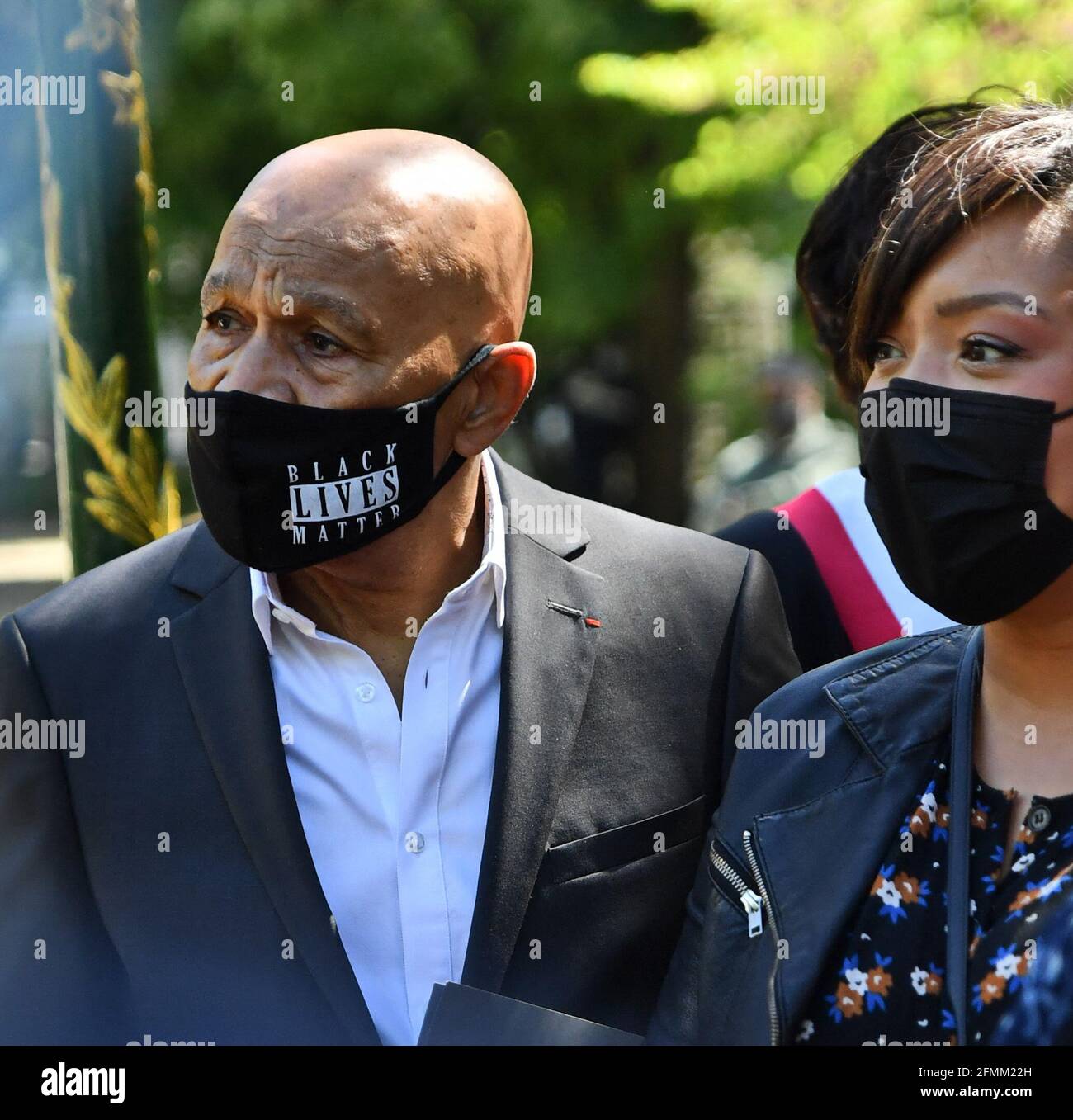Paris, France, on May 10, 2021. Greg Germain during the inauguration of ...