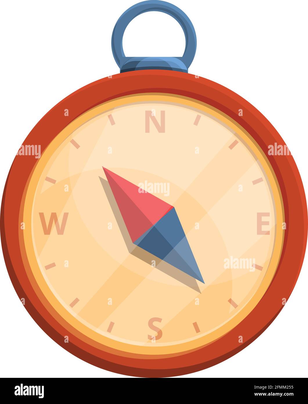 Safari compass navigation icon. Cartoon of Safari compass navigation ...
