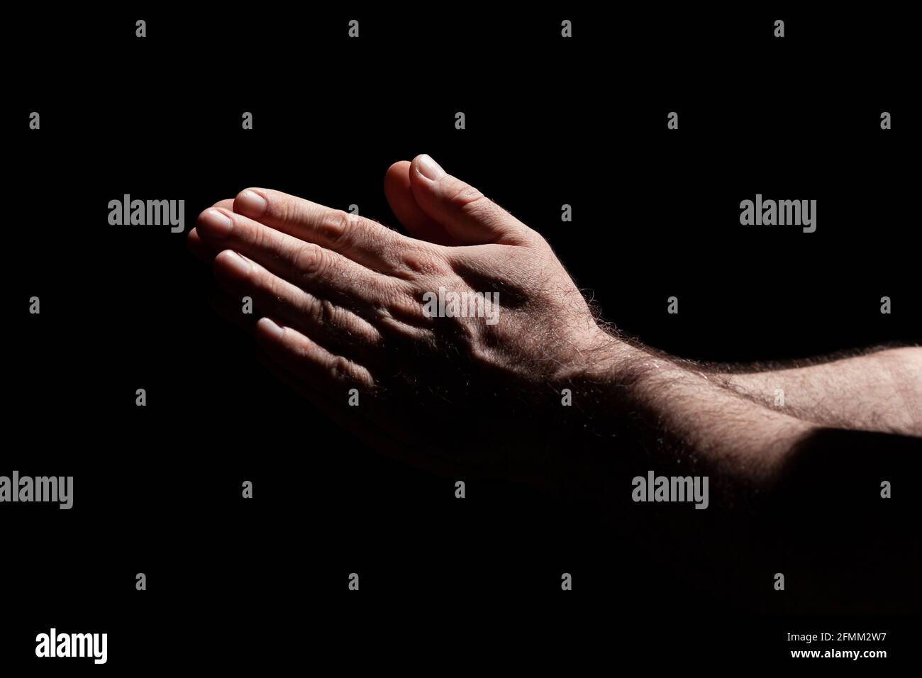 Hand gesture of prayer hi-res stock photography and images - Alamy