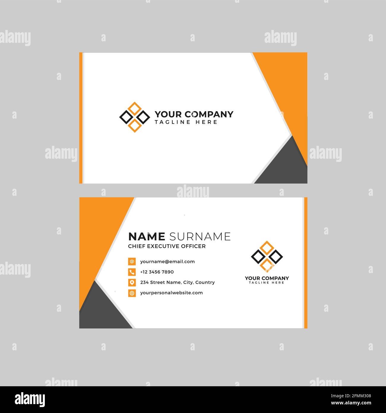 Sample Business Card Template