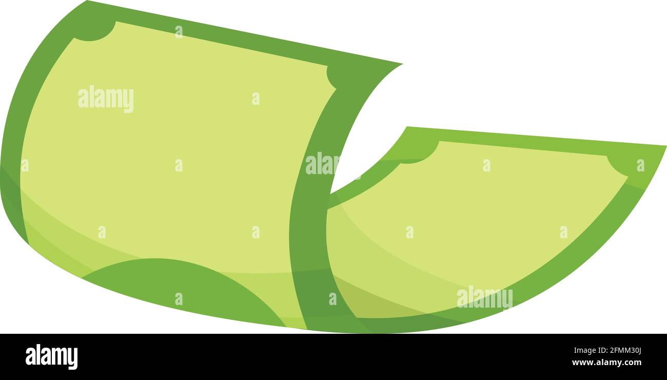 Bank cash banknote icon. Cartoon of Bank cash banknote vector icon for ...