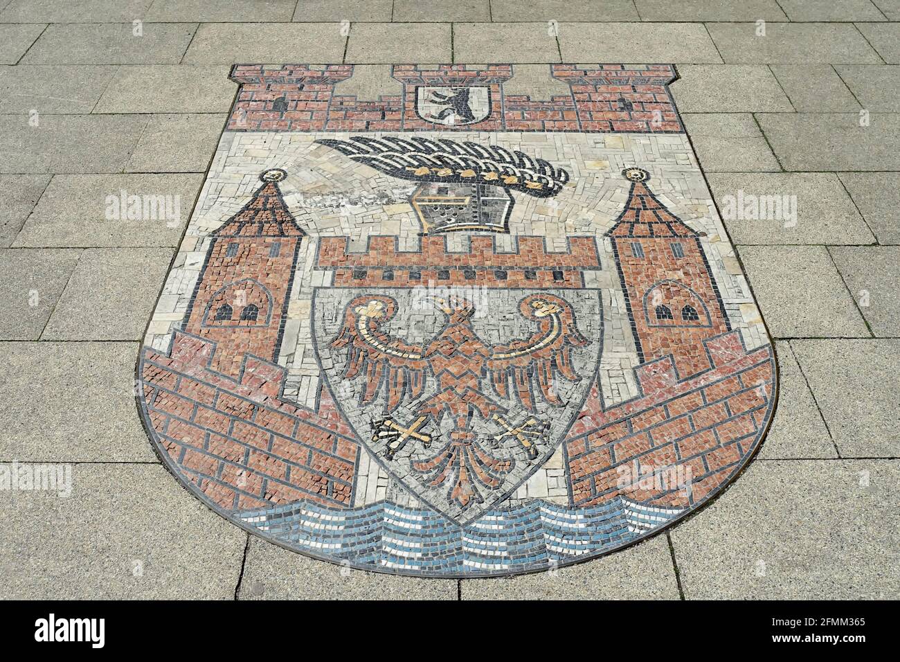 Spandau, city coat of arms, Berlin, Germany Stock Photo - Alamy