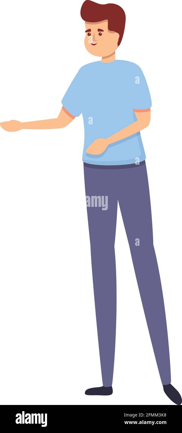 Student brainstorming icon. Cartoon of Student brainstorming vector ...