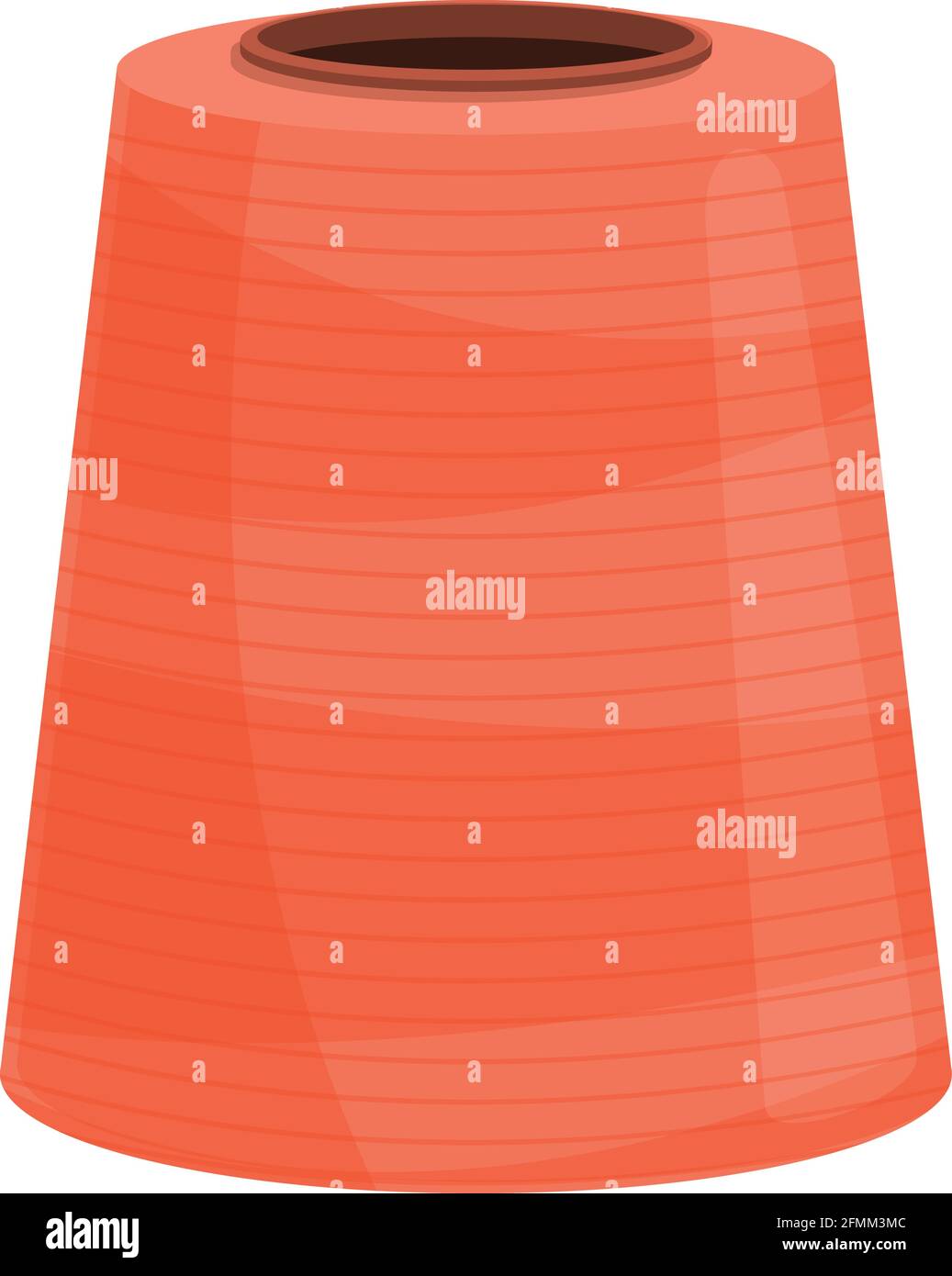 Red thread bobine icon. Cartoon of Red thread bobine vector icon for ...