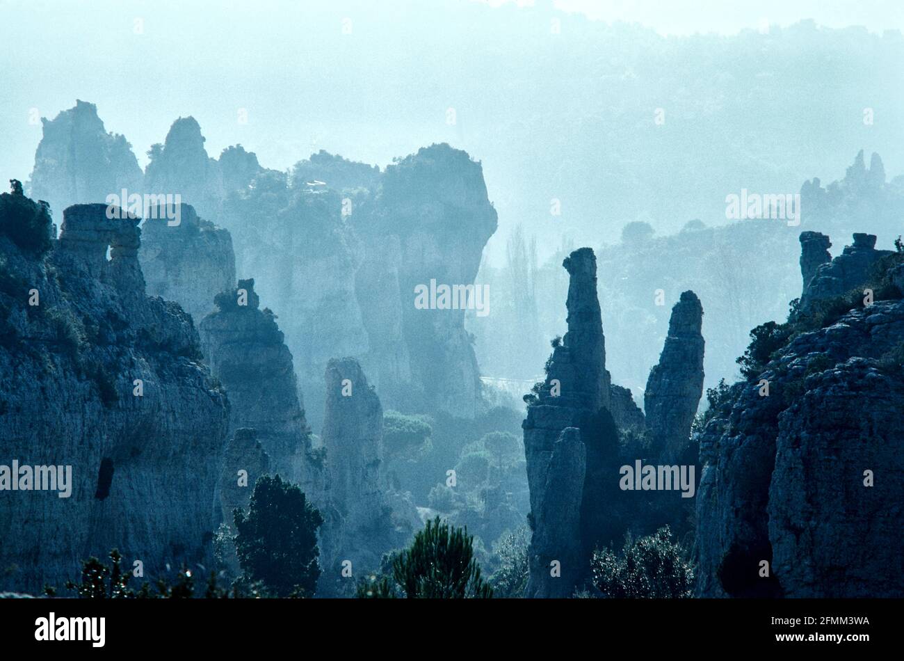 Bizzare rock formations in the Cirque de Moureze. 1992 - Christoph ...
