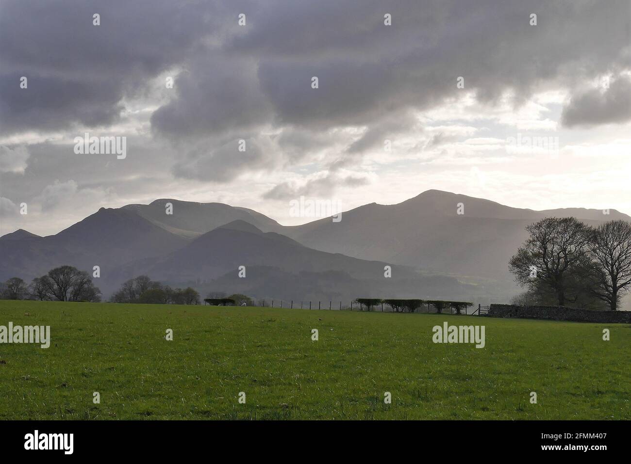 The North Western Lakeland Fells, from Castlerigg, Keswick, Lake ...