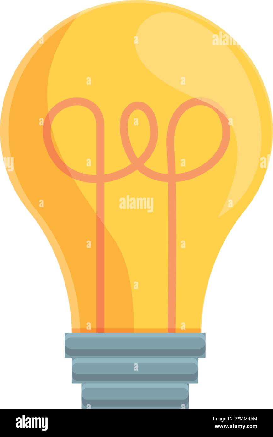 Smart lightbulb innovation icon. Cartoon of Smart lightbulb innovation ...